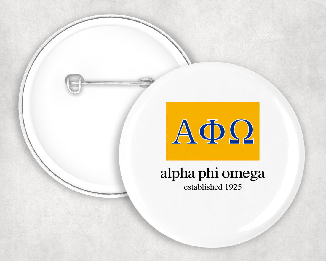 Alpha Phi Omega Flag Button — GreekU