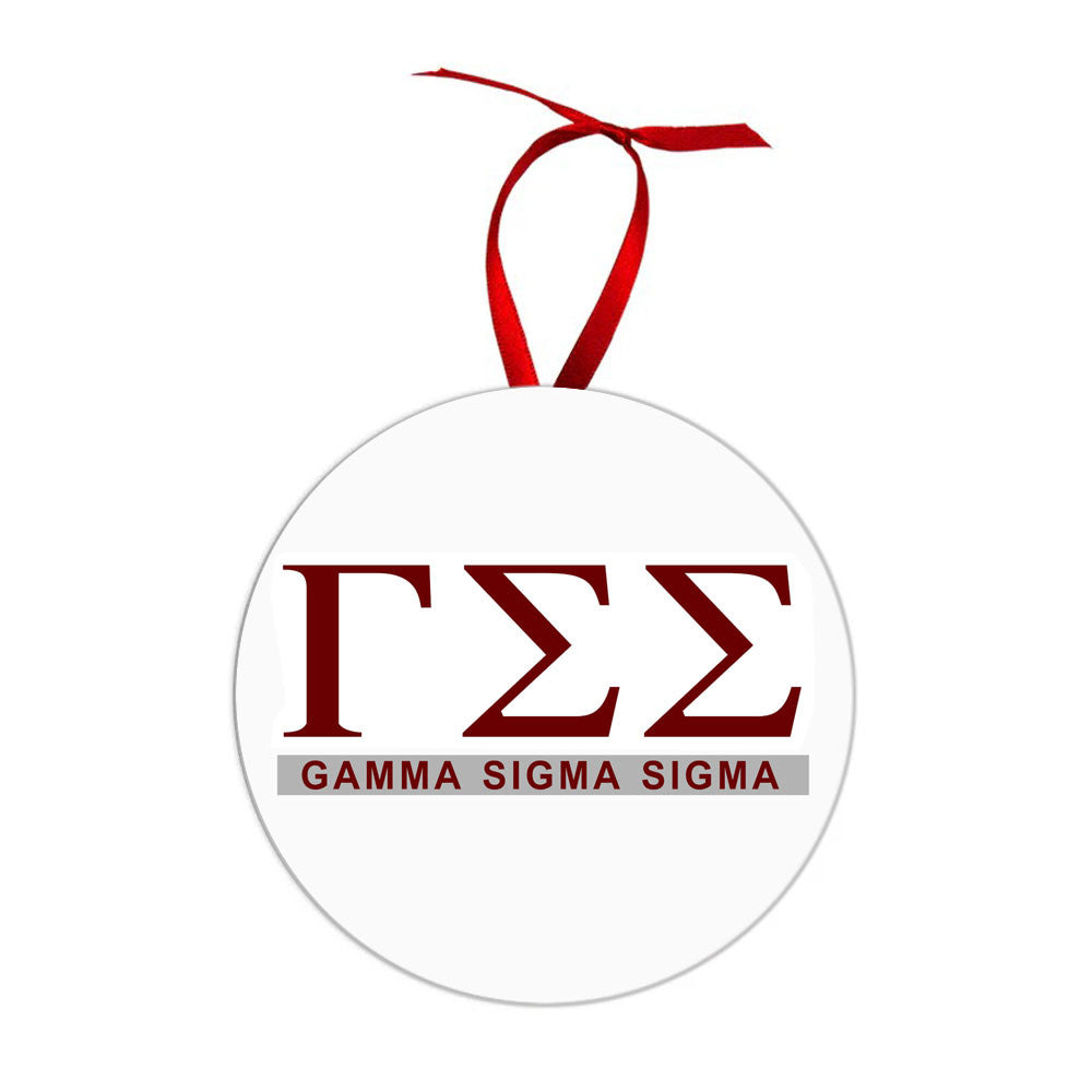 Gamma Sigma Sigma Classic Christmas Ornaments — GreekU