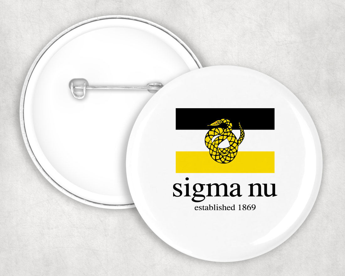 Sigma Nu Flag Button — GreekU