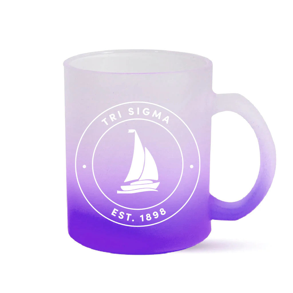 Sigma Sigma Sigma Ombre Glass Mugs — GreekU