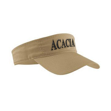 Hats ACACIA Greek Letter Visor — GreekU