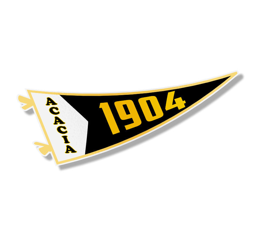 ACACIA Pennant Sticker — GreekU