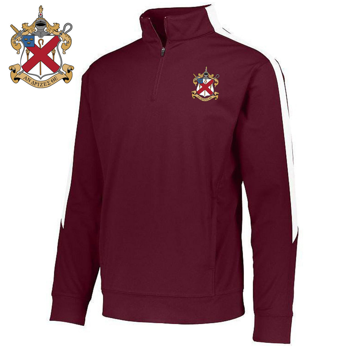 Jackets & Pullovers Alpha Chi Rho Crest - Shield Medalist Track Jacket ...