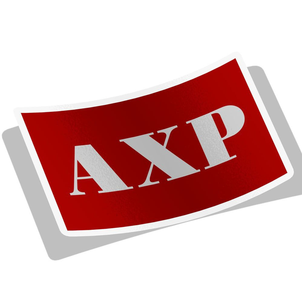 Alpha Chi Rho Flag Decal Sticker — GreekU