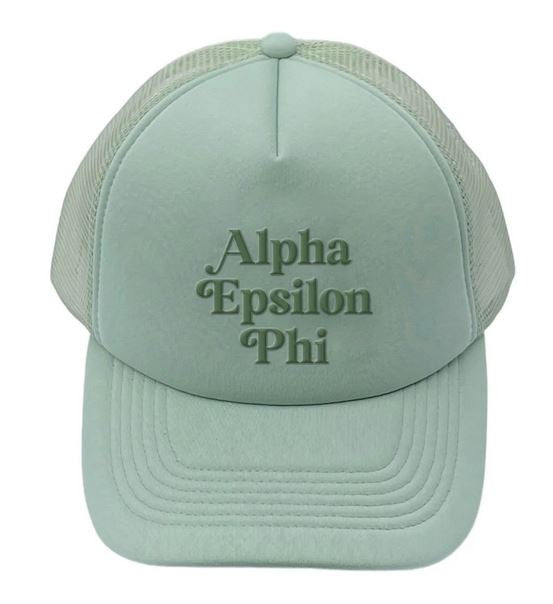 Alpha Epsilon Phi Alpha Epsilon Phi New Trucker Caps — GreekU