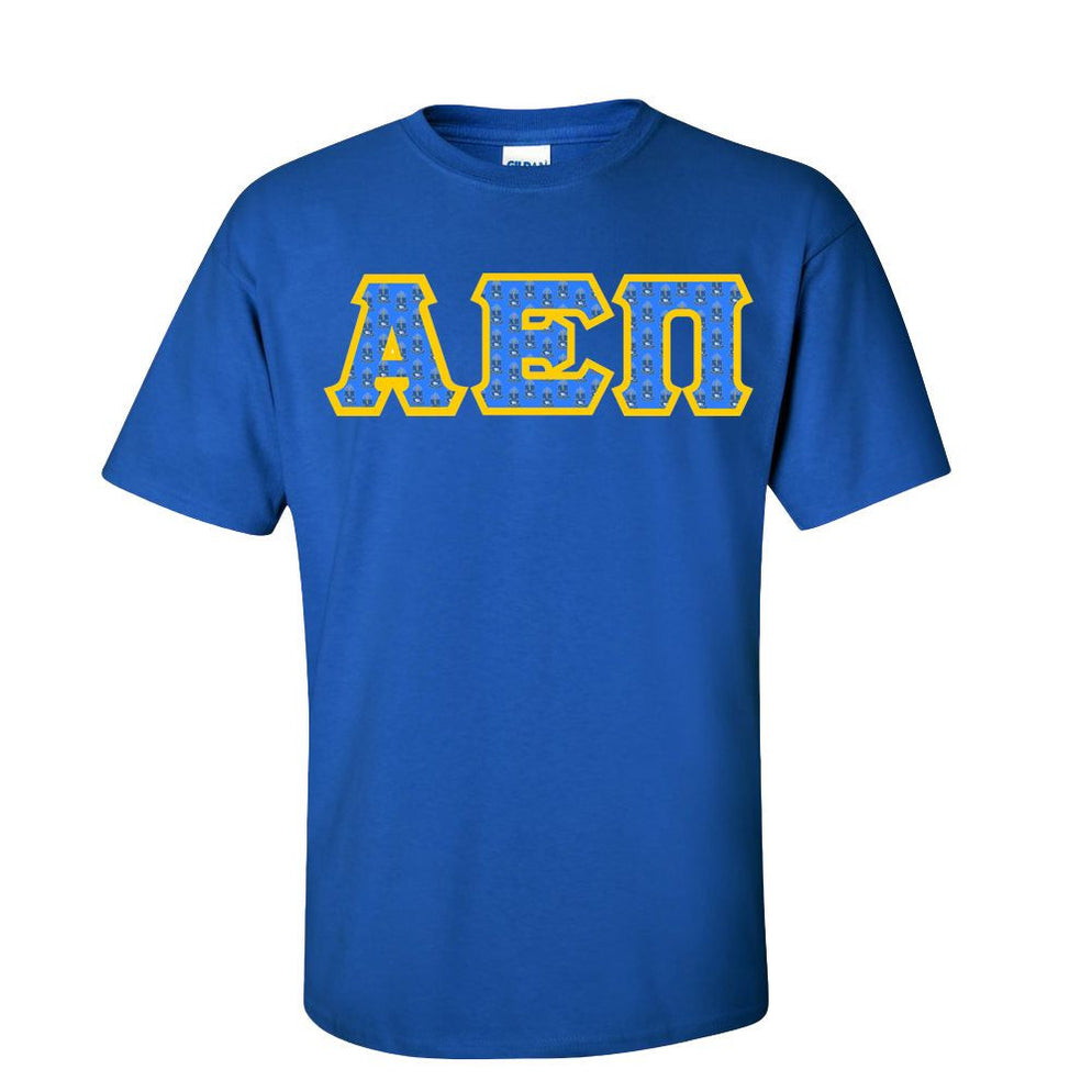 Alpha Epsilon Pi Fraternity Crest - Shield Twill Letter Tee — GreekU
