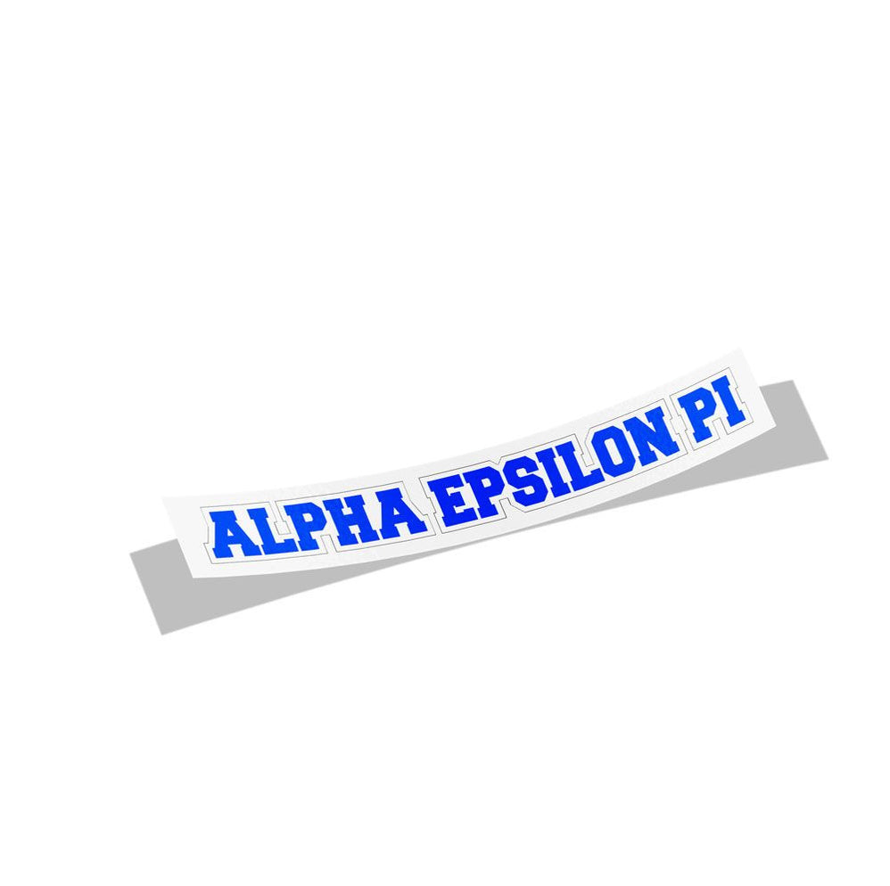 Alpha Epsilon Pi Long Window Sticker — GreekU
