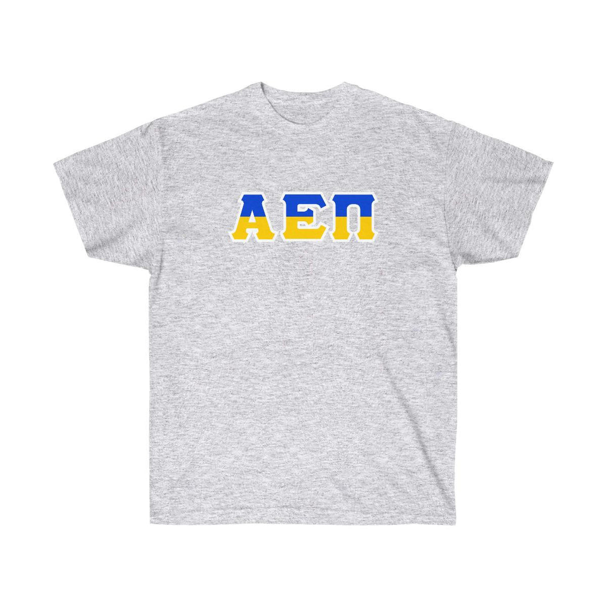 Shirts Alpha Epsilon Pi Two Toned Greek Lettered T-shirts — GreekU
