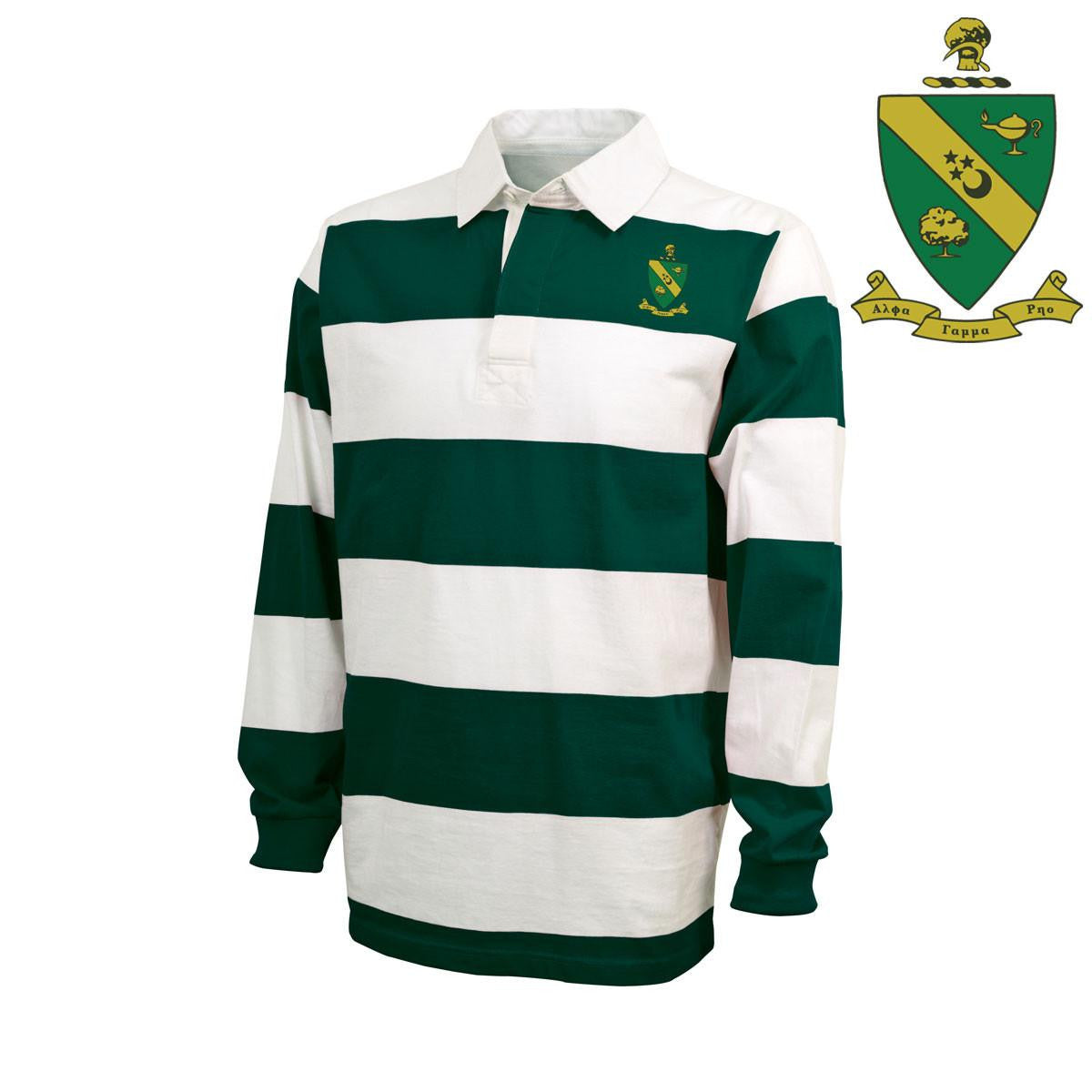 Alpha Gamma Rho Alpha Gamma Rho Classic Crest Rugby Shirt — GreekU