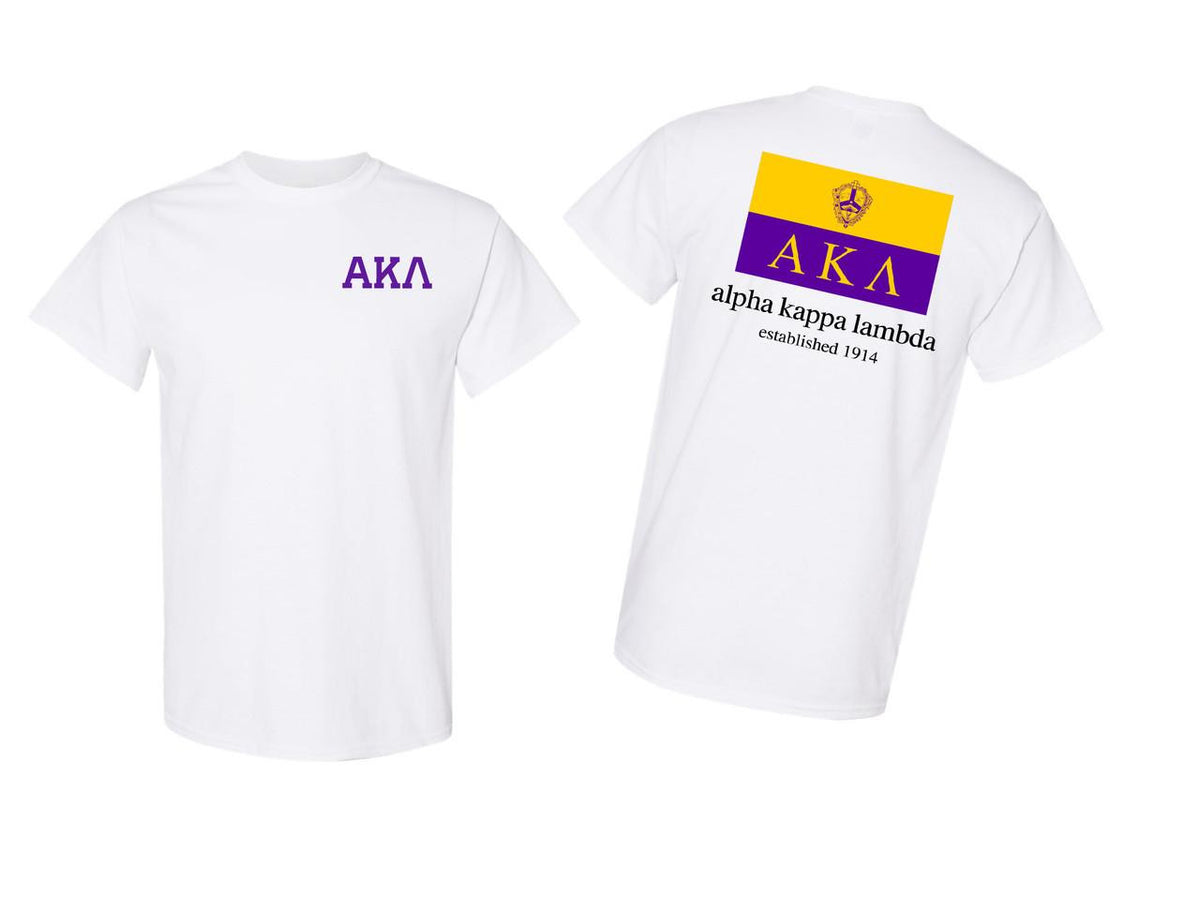 Alpha Kappa Lambda Alpha Kappa Lambda Flag T-shirts — GreekU