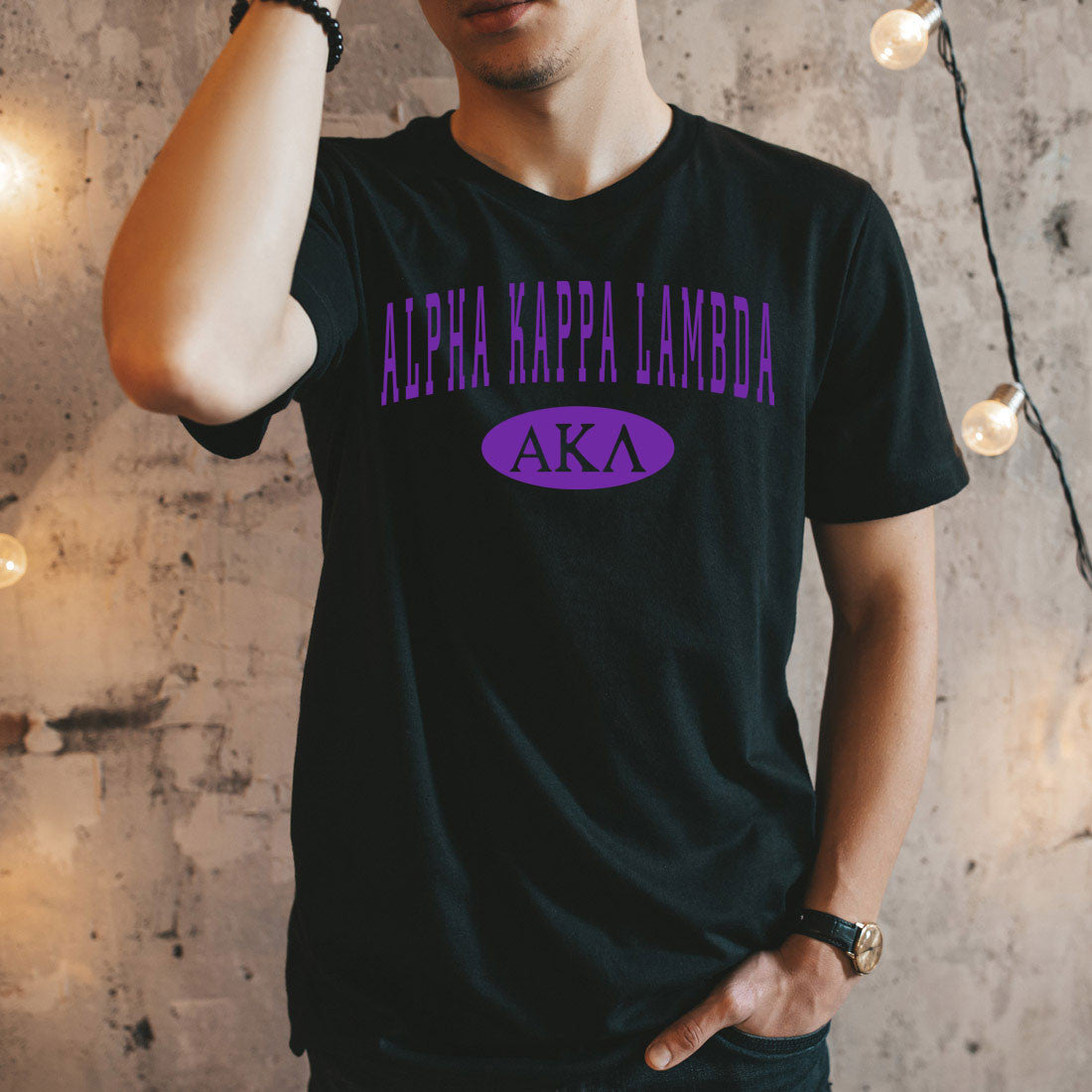 Alpha Kappa Lambda Arch tee — GreekU