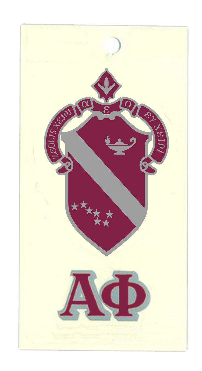 Alpha Phi Crest - Shield Decals — GreekU