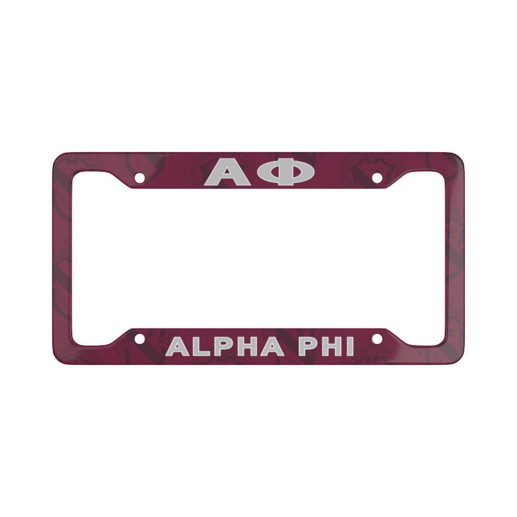Alpha Phi New License Plate Frames — GreekU