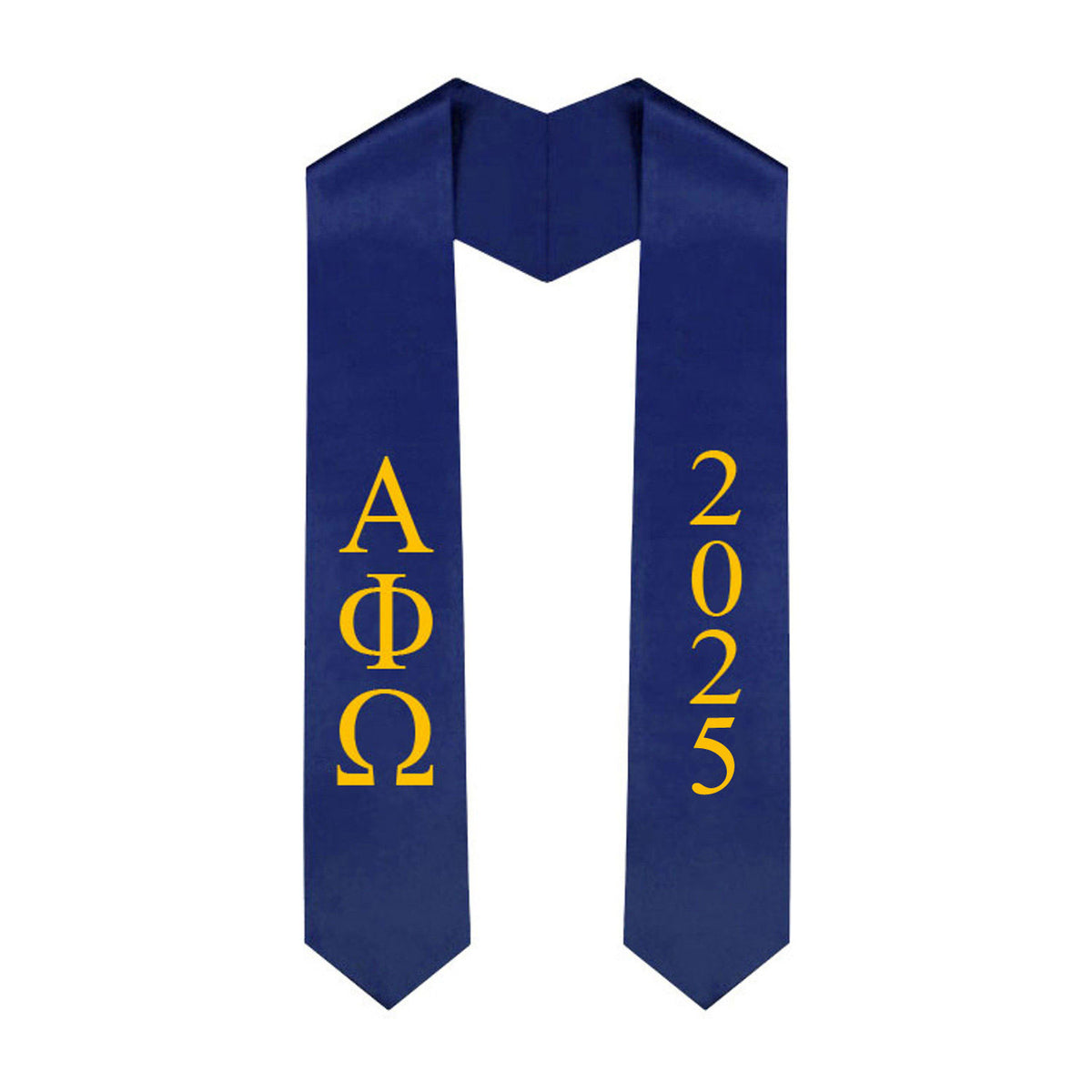Alpha Phi Omega Alpha Phi Omega Greek Lettered Graduation Sash Stole ...