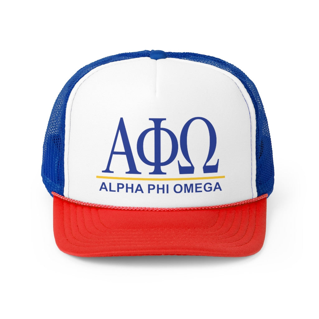 Alpha Phi Omega Alpha Phi Omega Trucker Caps — GreekU