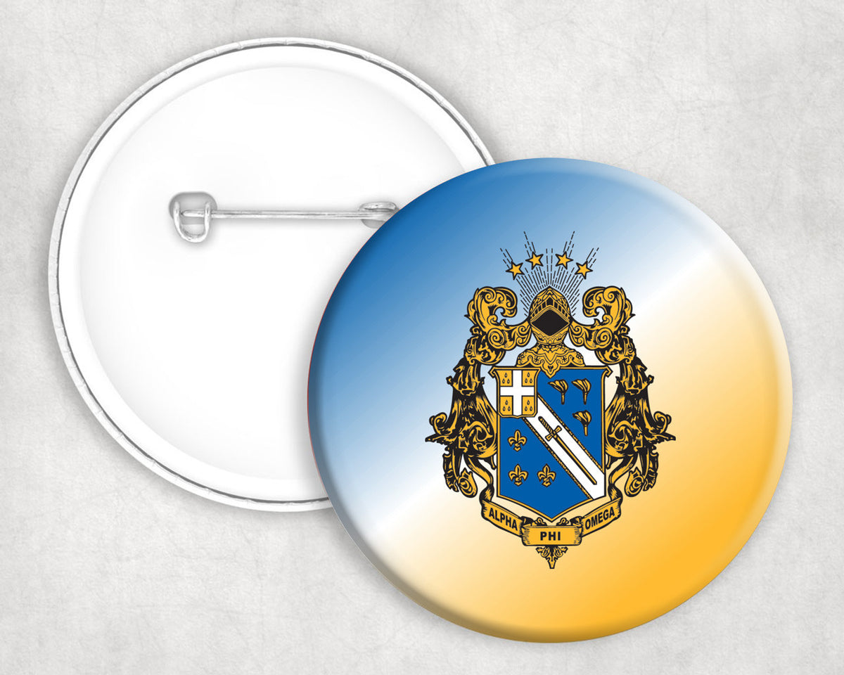 Alpha Phi Omega Alpha Phi Omega Gradiant Button — GreekU