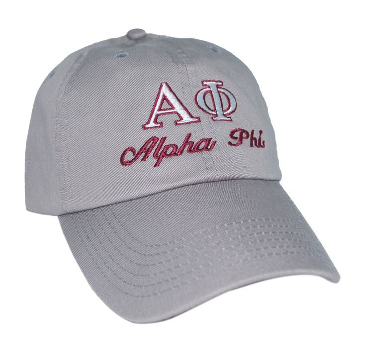 Alpha Phi Script Cap — GreekU