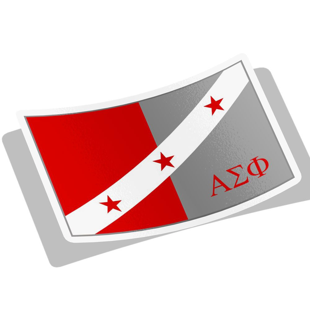 Alpha Sigma Phi Flag Decal Sticker — GreekU