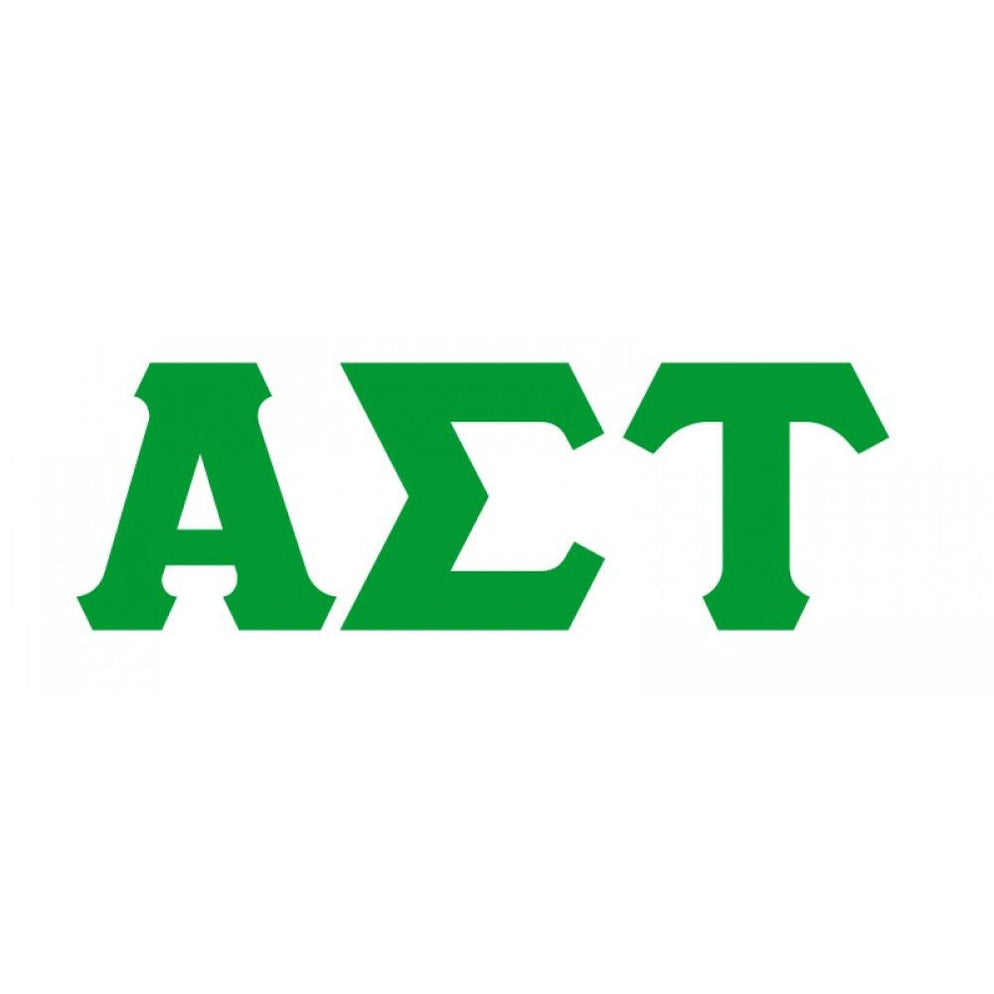 Alpha Sigma Tau Alpha Sigma Tau Big Greek Letter Window Sticker Decal ...