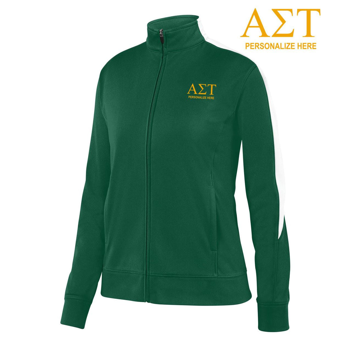 Alpha Sigma Tau Medalist Track Jacket — GreekU
