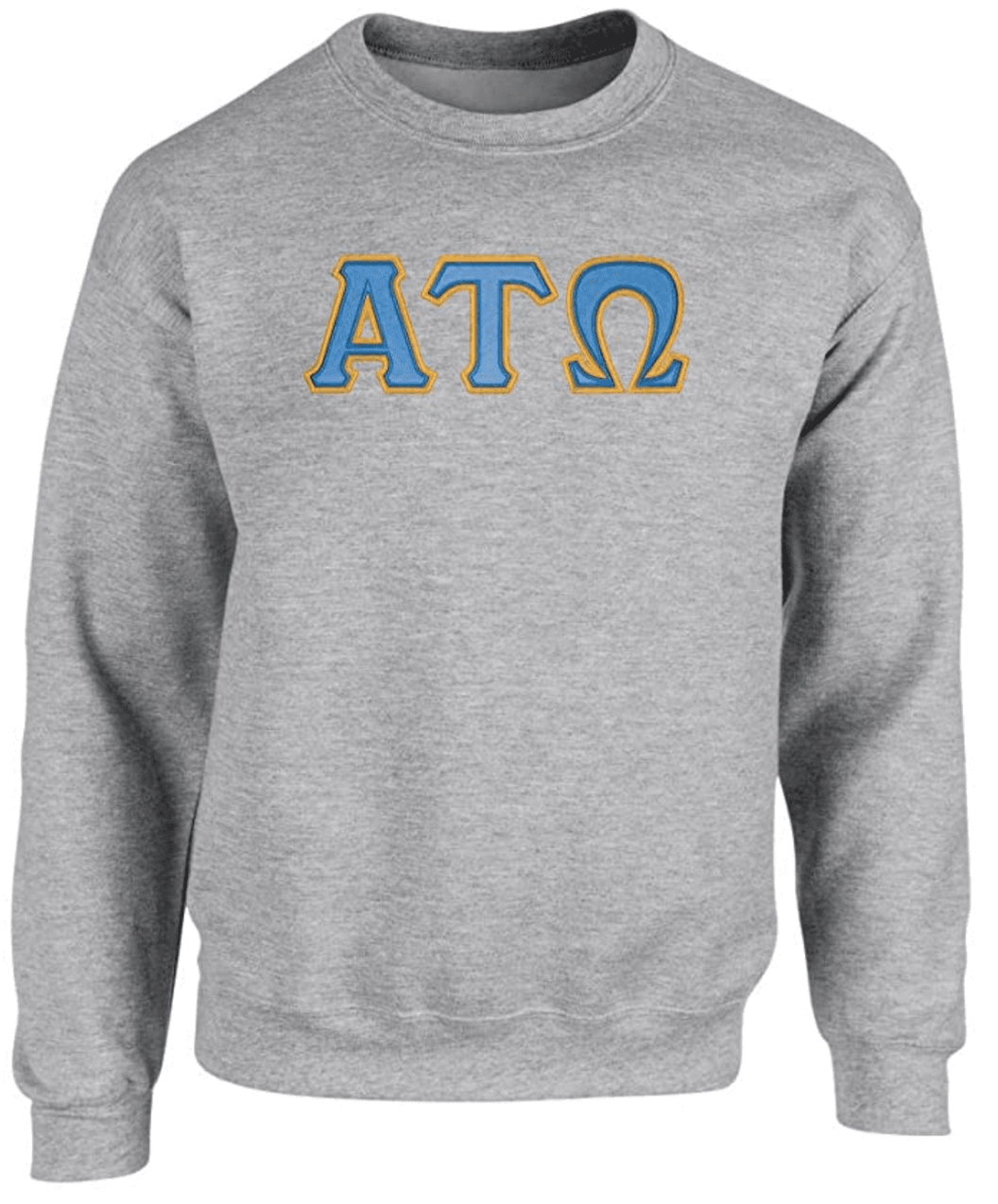 Alpha Tau Omega - 2 Day Ship Twill Crewneck Sweatshirt — GreekU