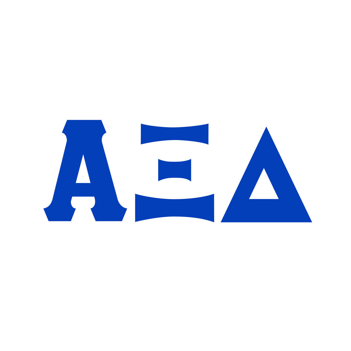 Alpha Xi Delta Alpha Xi Delta Big Greek Letter Window Sticker Decal ...