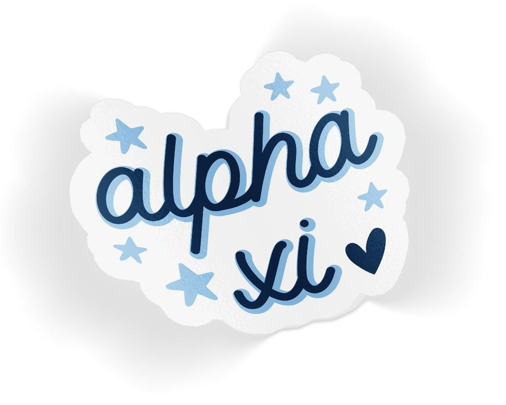 Alpha Xi Delta Star Sticker — GreekU