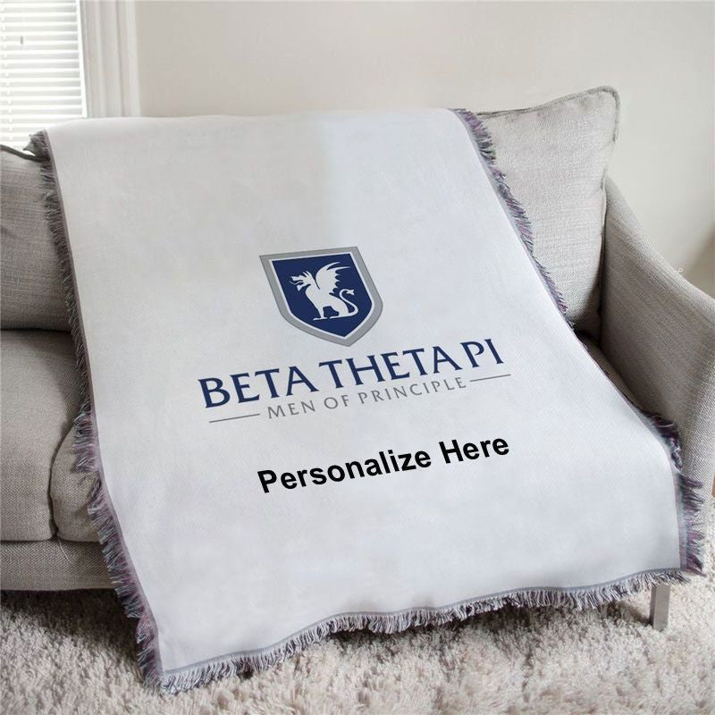 Beta Theta Pi Men Of Principle Afghan Blanket Throw — GreekU