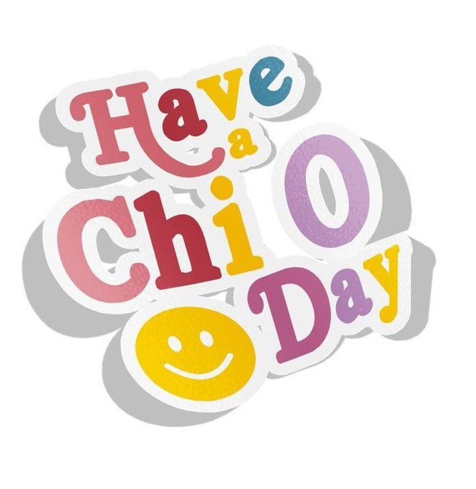 Chi Omega Chi Omega Day Decal Sticker — GreekU