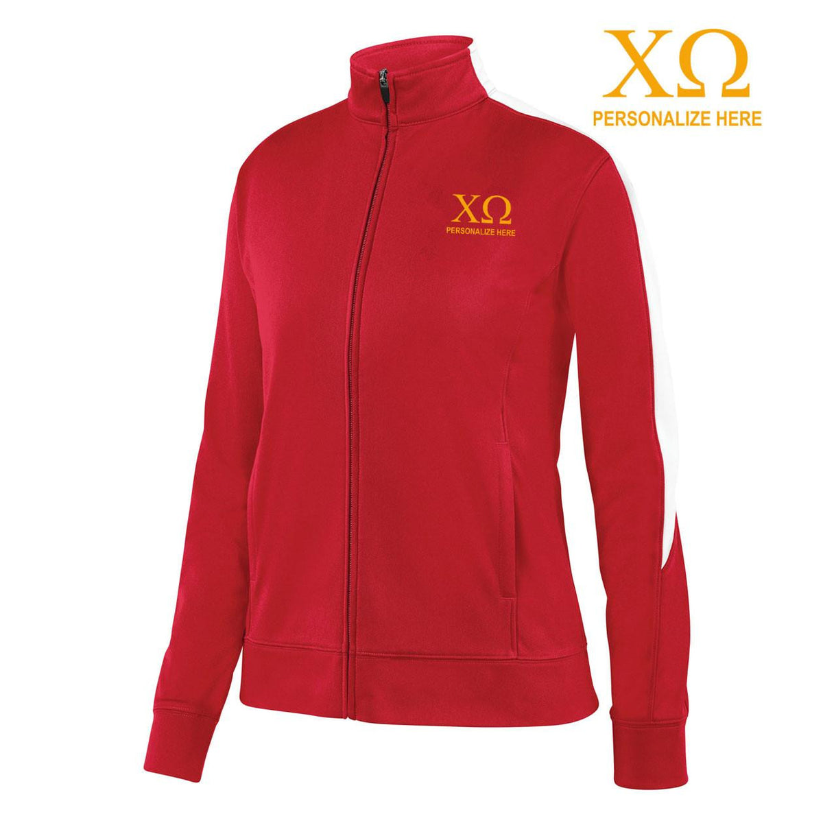 Chi Omega Chi Omega Medalist Track Jacket — GreekU