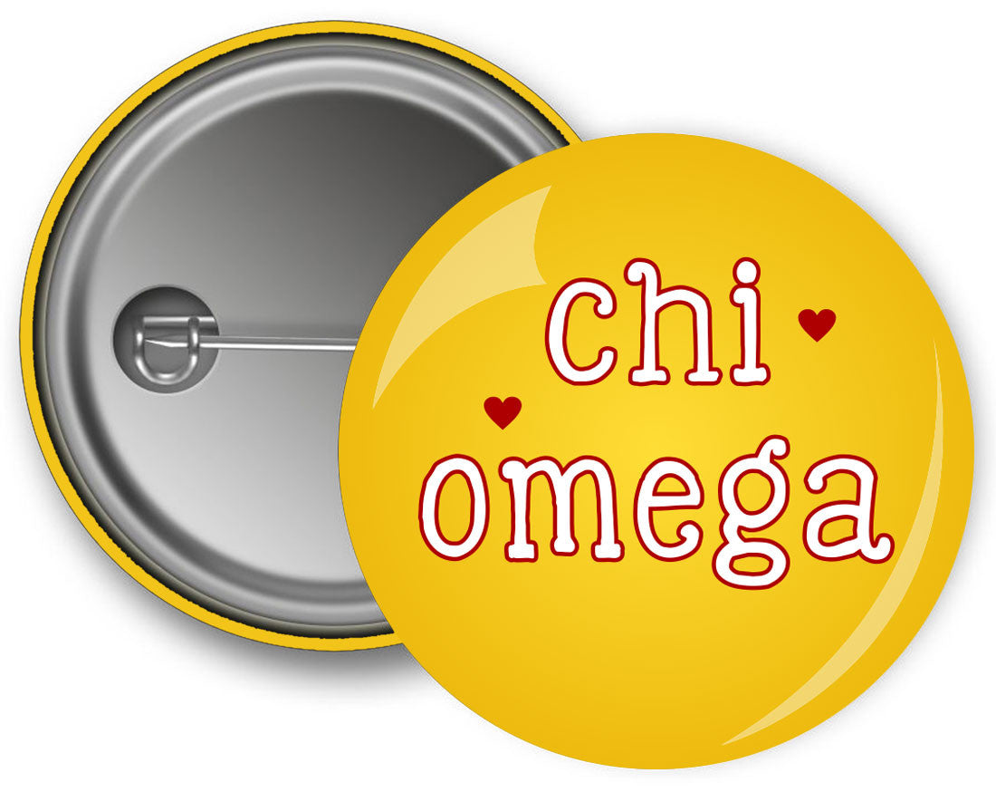 Chi Omega Cutie Button — GreekU