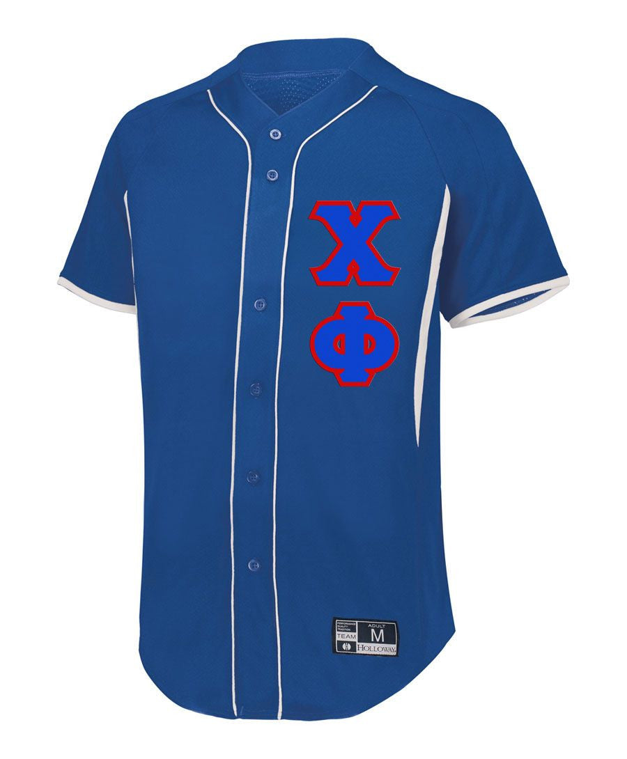 Chi Phi Lettered Baseball Jersey — GreekU