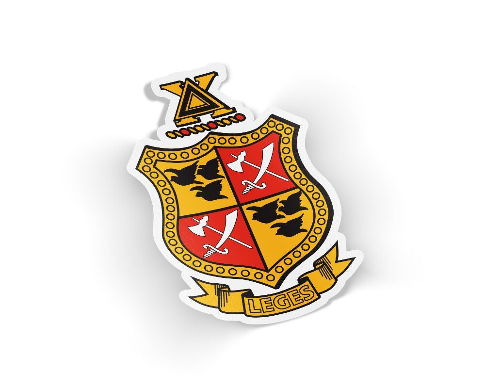 Delta Chi Delta Chi Die Cut Crest Sticker — GreekU