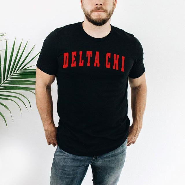 Delta Chi Letterman T-Shirt — GreekU