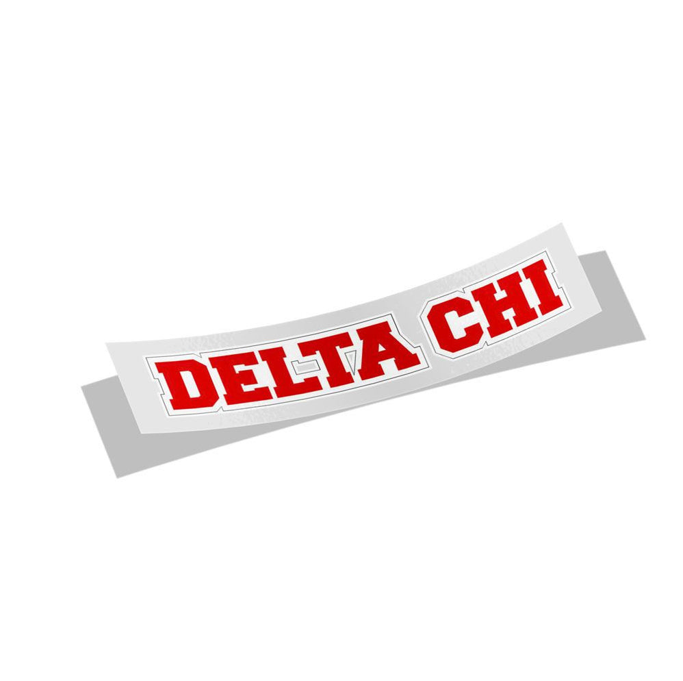 Delta Chi Delta Chi Long Window Sticker — GreekU