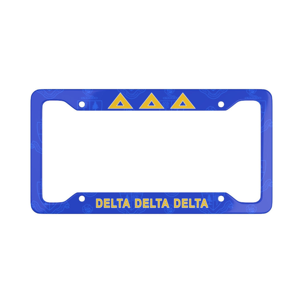 Delta Delta Delta New License Plate Frames — GreekU