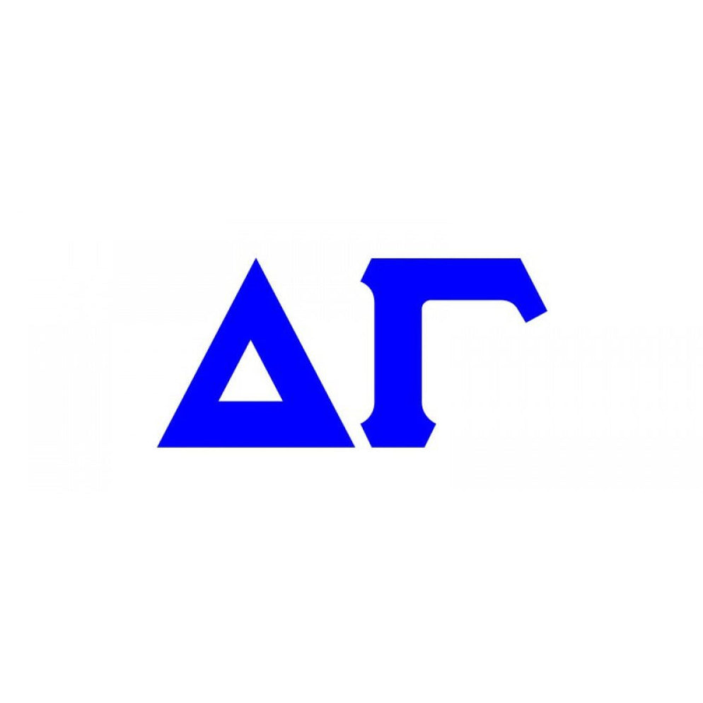 Delta Gamma Big Greek Letter Window Sticker Decal — GreekU