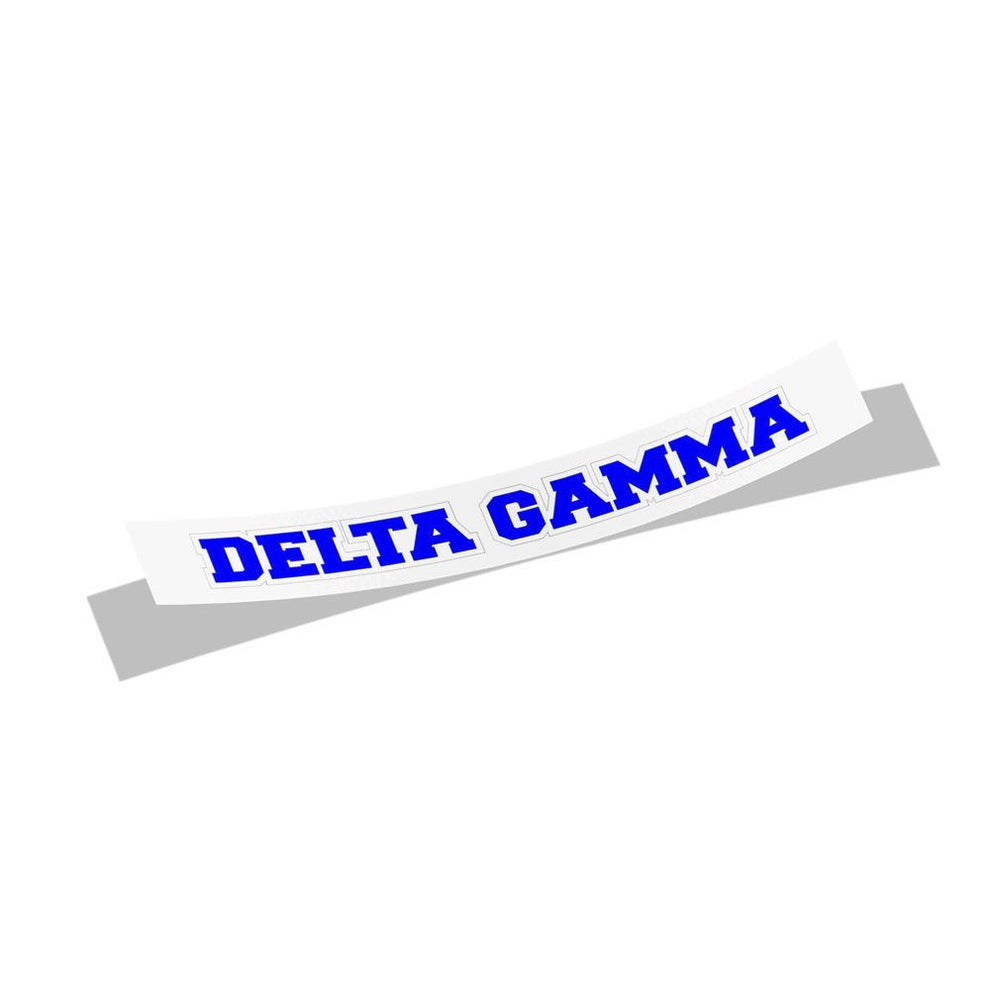 Delta Gamma Long Window Sticker — GreekU