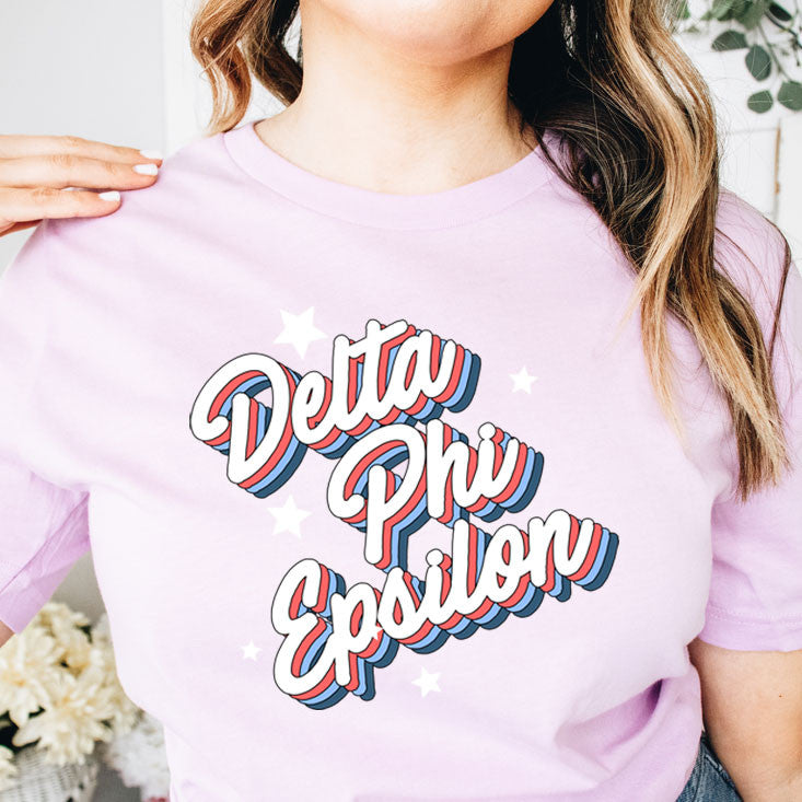 Delta Phi Epsilon Flashback Tees — GreekU