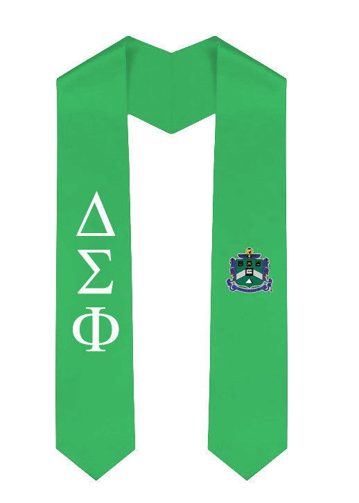 Delta Sigma Phi Delta Sigma Phi Greek Lettered Graduation Sash Stole ...