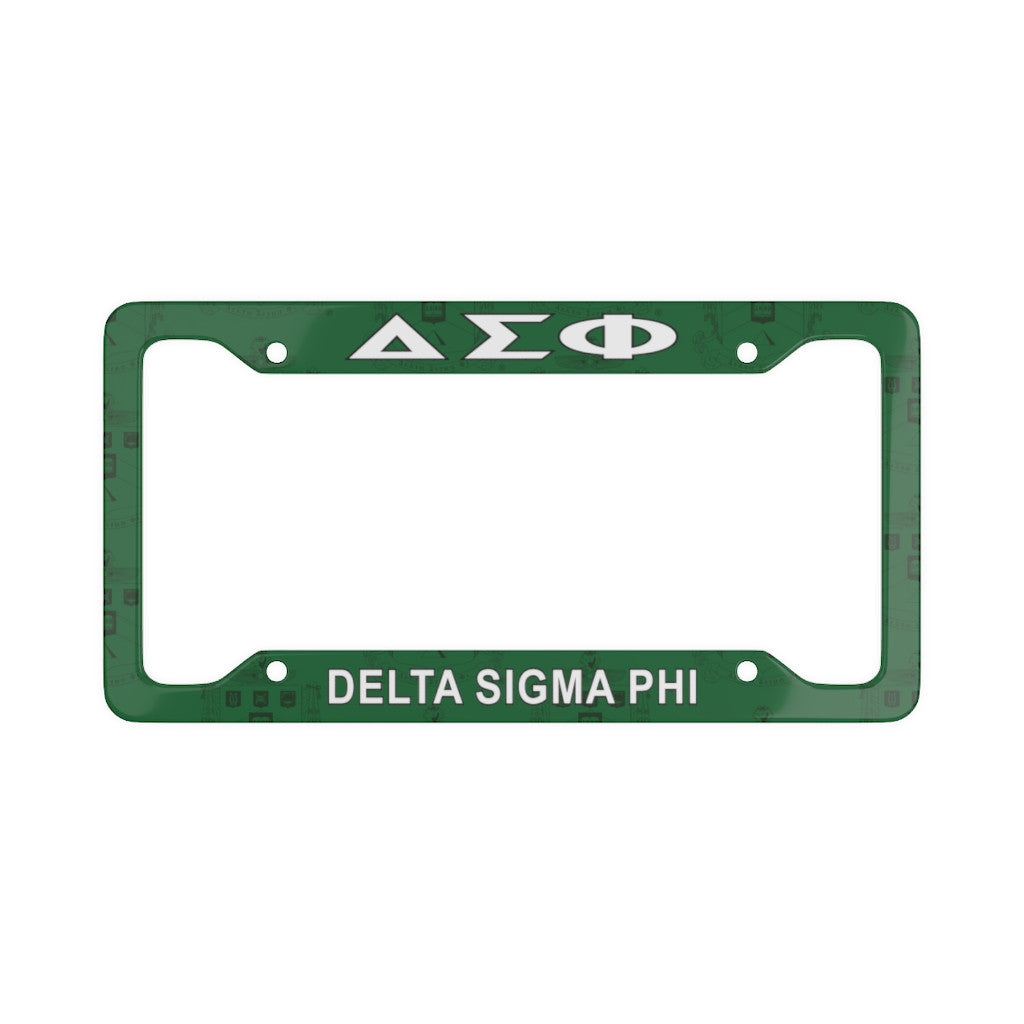 Delta Sigma Phi License Plate Frame - New — GreekU