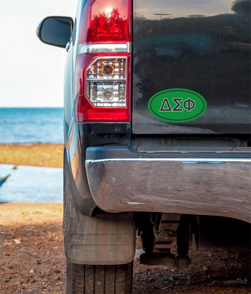 Delta Sigma Phi Oval Fraternity Car Magnet Set of 2 — GreekU