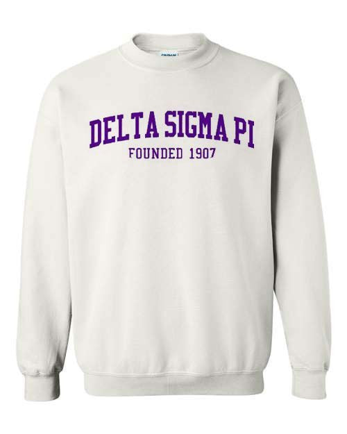 Delta Sigma Pi Fraternity Founders Crew Sweatshirt — GreekU