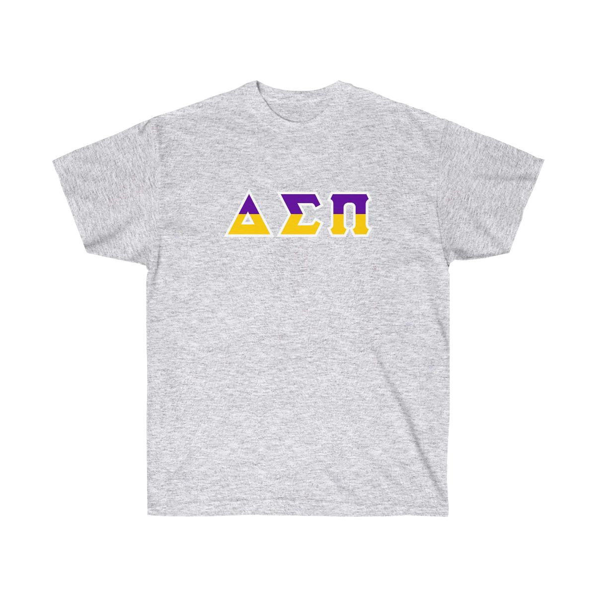 Delta Sigma Pi Two Toned Greek Lettered T-shirts — GreekU