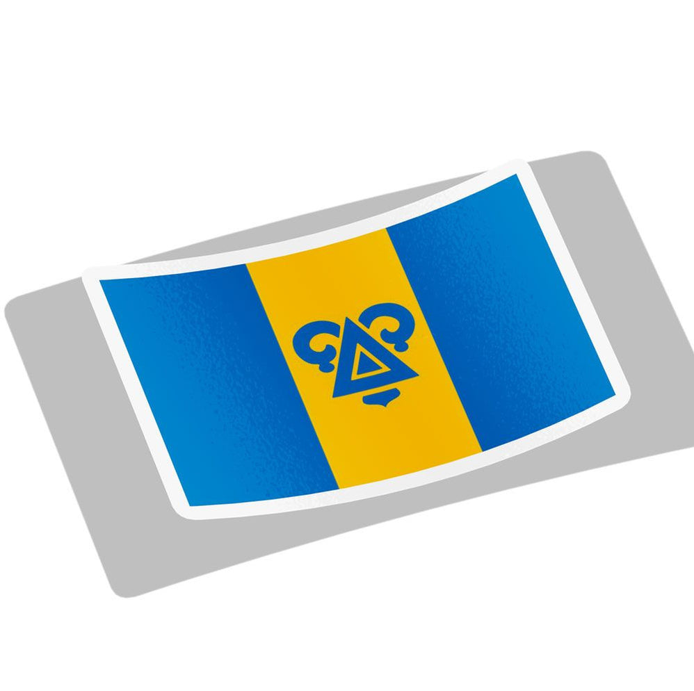 Delta Upsilon Flag Decal Sticker — GreekU