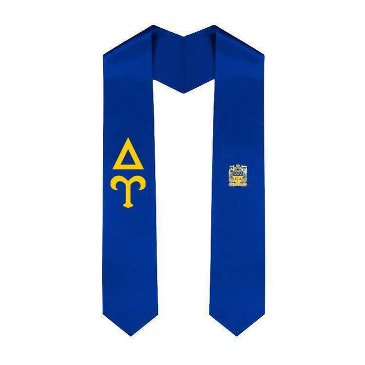 Delta Upsilon Delta Upsilon Greek Lettered Graduation Sash Stole With ...