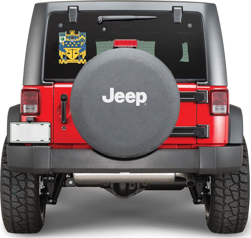 Delta Upsilon Large Greek Color Crest - Shield Decal - 12 Inches Tall ...