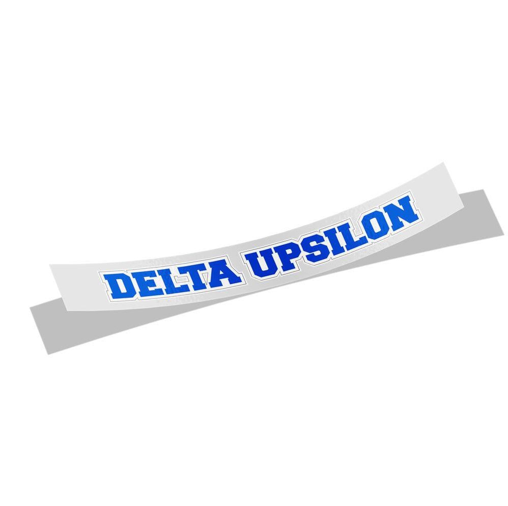 Delta Upsilon Long Window Sticker — GreekU