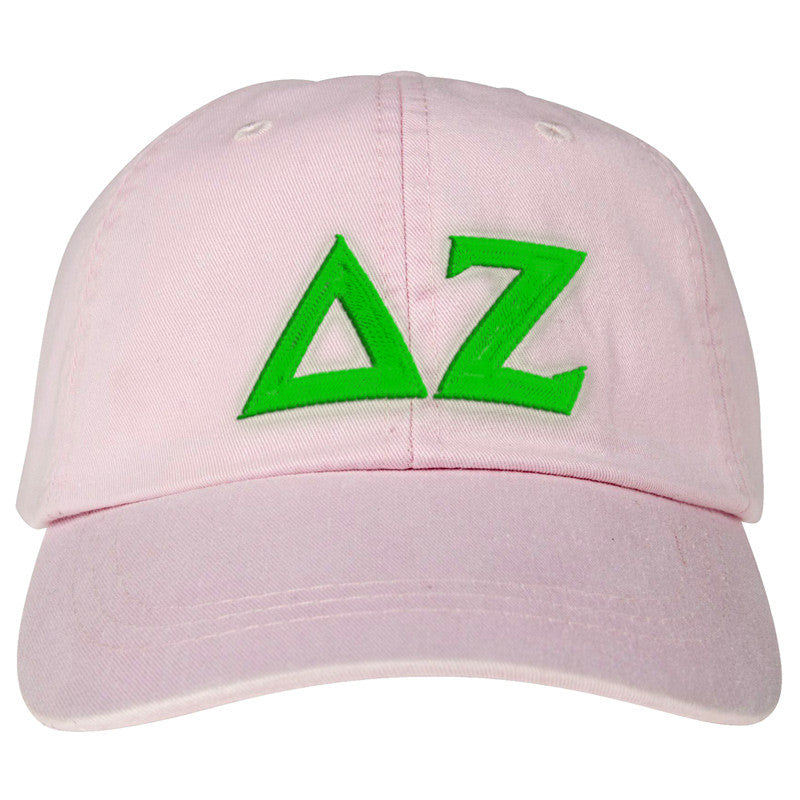 Delta Zeta Lettered Premium Pastel Hat — GreekU