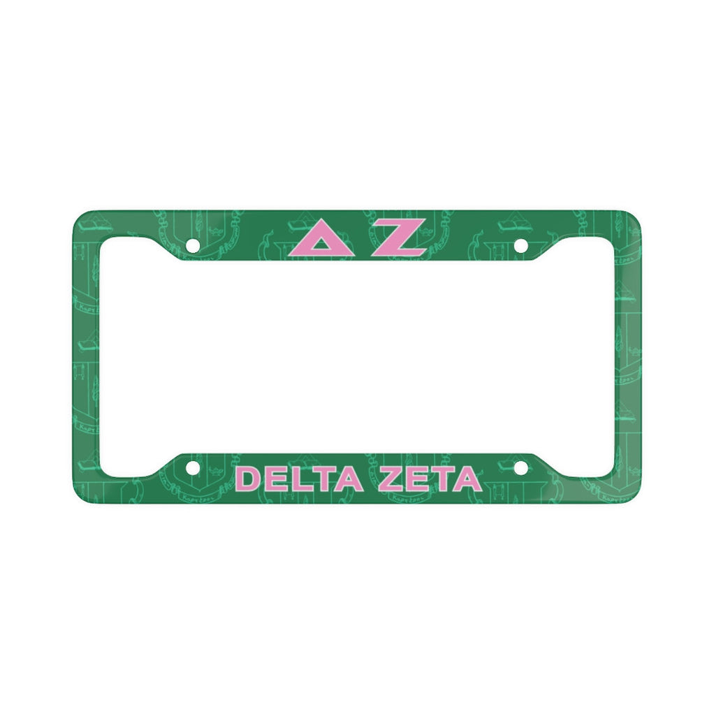 Delta Zeta New License Plate Frames — GreekU